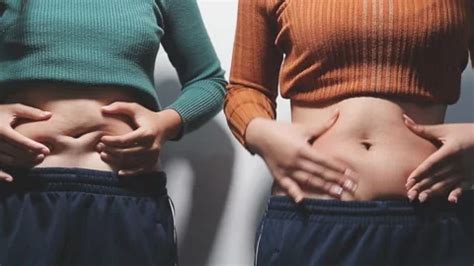 Fat Woman Fat Belly Chubby Obese Woma Stock Video Pond