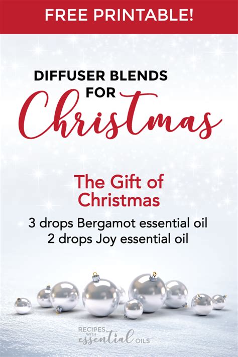 Christmas Diffuser Recipes Christmas Diffuser Blends Joy Essential