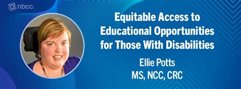 Equitable Access To Educational Opportunities For Those With