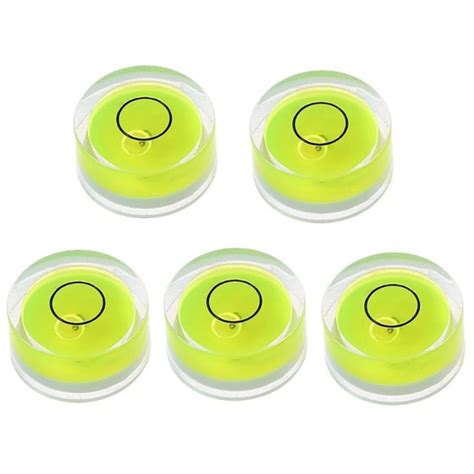 5pcs Round Bubble Level Spirit Level Bullseye Level Measurement