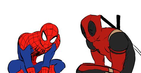Spiderman Spideypool Willyのマンガ Deadpool Spideypool 스파이더맨 Pixiv