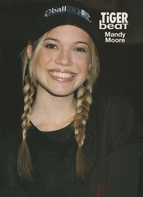 Mandy Moore Teen Magazine Pinup Clipping Braids Pop Princess Tiger Beat