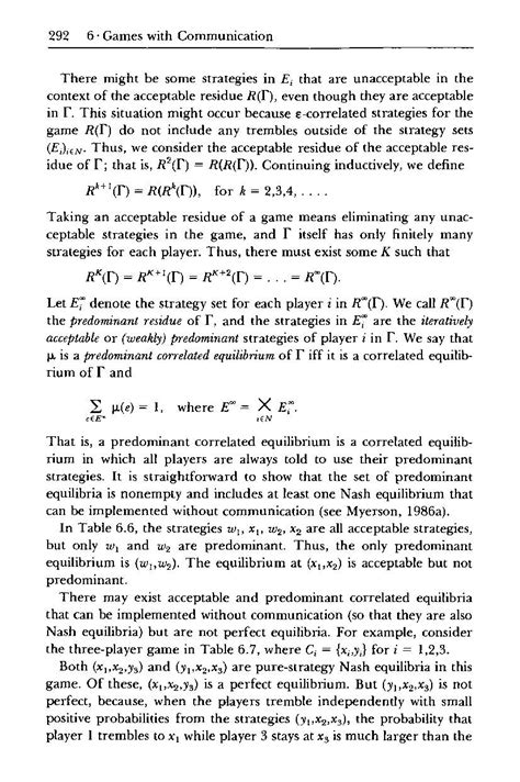 Game Theory Analysis Of Conflict Core Man Page Flip PDF Online PubHTML