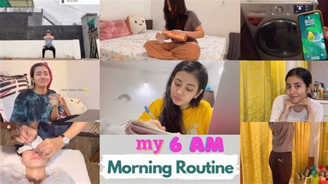 Realistic 6 Am Morning Routine Healthy Food Productive Work Workout