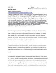Assignment 4 Problem Of Evil 1 Docx PHI 2010 Earn Full Credit Name