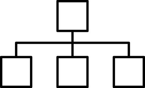 Flowchart Hierarchy Vector Icons Flowchart Diagram Teamwork Business