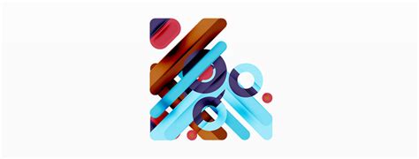 기하학적 배경을 선 배경 화면 배너 배경 또는 착륙을위한 줄무늬 및 반지 구성 비즈니스 템플릿 3차원 형태에 대한 스톡 벡터