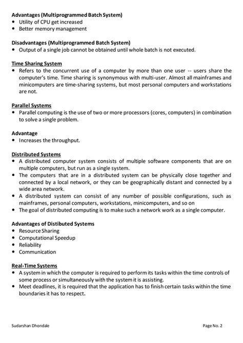 Operating System Introduction PDF