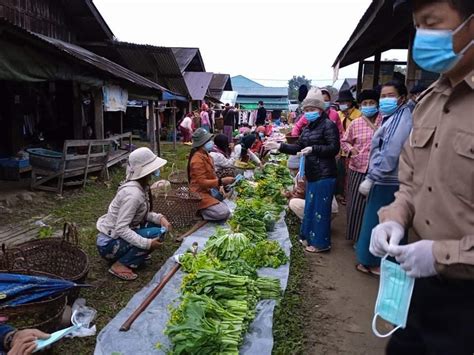 မချမ်းဘော့မြို့၌ ကိုဗစ် ၁၉ ရောဂါထိန်းချုပ်ကုသရေးအတွက် Mask Campaign ပ