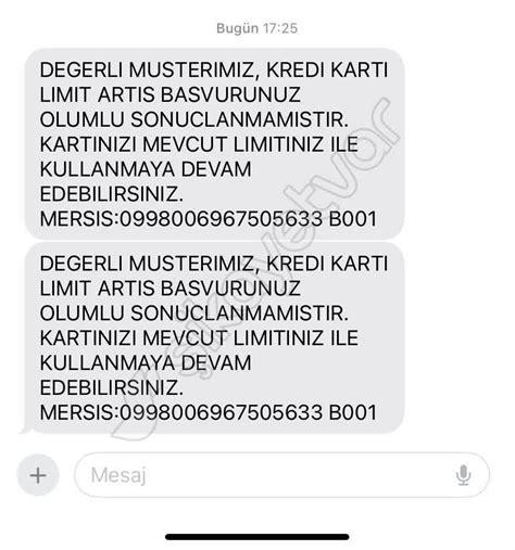 Ziraat Bankası Kredi Kartı Limit Artışı Red Veriyor Şikayetvar