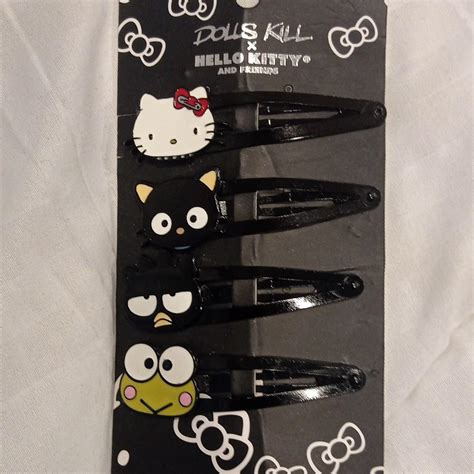 Dollskill X Hello Kitty Hair Clips So So Cute Just Depop