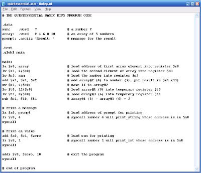All In A Day S Work The Quintessential MIPS Assembly Language Script