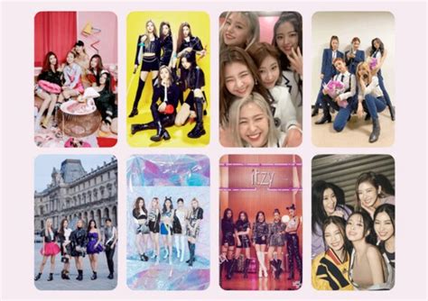 Itzy Photocards Fanmade Per Set Itzy Photocards Etsy