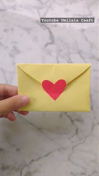 Diy Card Idea Ide Kartu Ucapan Bentuk Amplop Diy Ideas Youtubeshorts Youtube