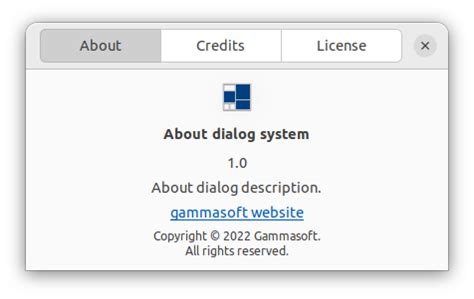 Xtd About Dialog System Cpp