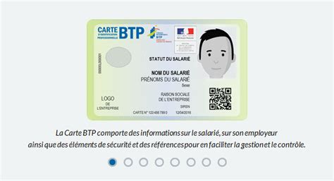 Haut 74 Imagen Carte Pro Btp Fr Thptnganamst Edu Vn