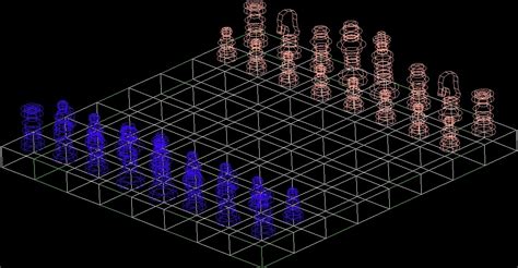 Chess 3d Dwg Model For Autocad Designs Cad