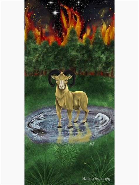 Cusp Of Rebirth Pisces Aries Art Print For Sale By Coonproductions