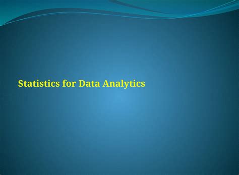 Predictive Analytics Using R Programming Pptx
