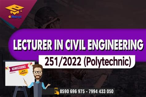 Lecturer In Civil Engineering Polytechnic