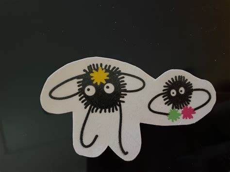 Spirited Away Soot Sprites Sticker Etsy
