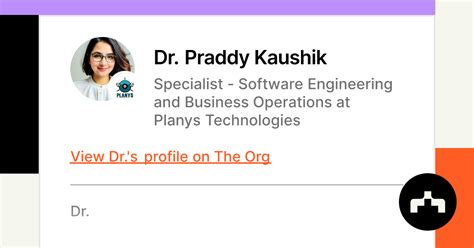 dr praddy kaushik specialist software engineering and business