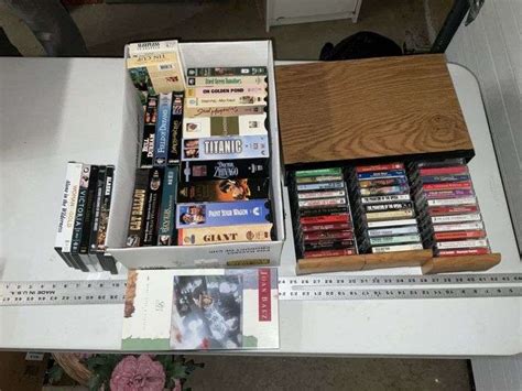 Assorted Vhs Movies Dvds Cassette Tapes Legacy Auction Company