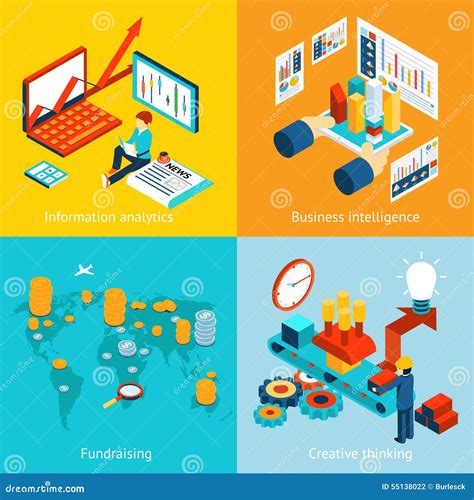 Information Analytics Concept Sorting Data Vector Waves Technology