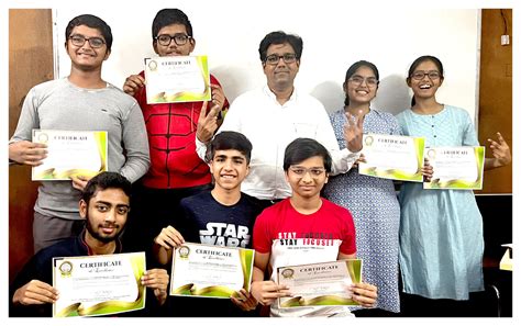 Certificate Of Excellence Nikhils School Of Science