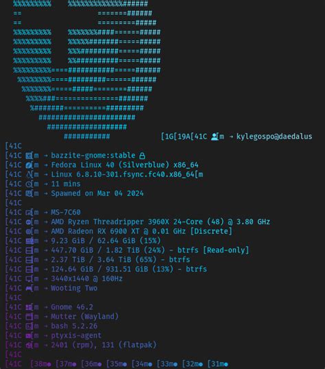 Nevermind It Doesn T Like All The Terminal Escape Sequences From