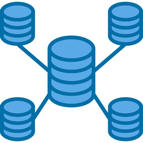 database generic color lineal color icon