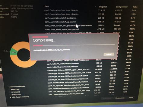 Compressing Files Rassettocorsamods