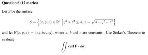 Solved Let S Be The Surface