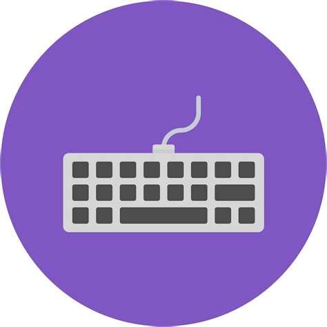 Premium Vector Keyboard Vector Illustration Style