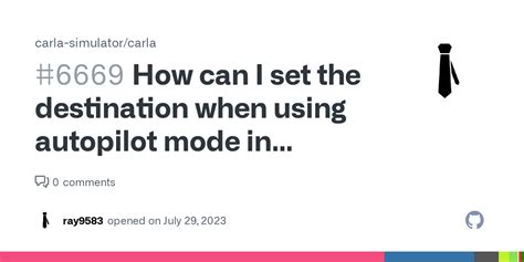How Can I Set The Destination When Using Autopilot Mode In Manual