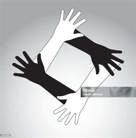 Teamwork Stock Illustration Download Image Now Back Lit Black And