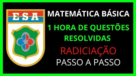 Esa RevisÃo RadiciaÇÃo 1 Hora De QuestÕes Youtube