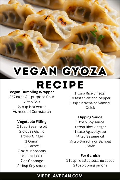 Vegan Gyoza Recipe Delicious Plant Based Dumplings Recipe In 2025