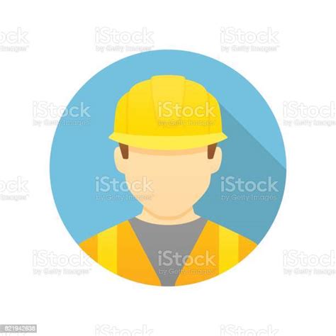 建築工人圖示向量向量圖形及更多頭盔圖片 頭盔 職業 人 Istock