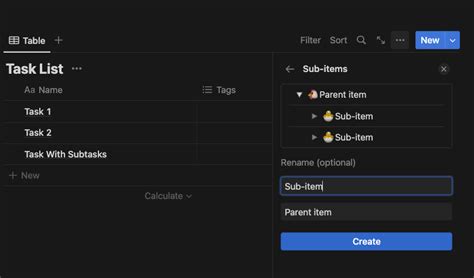 How To Add Subtasks In Notion
