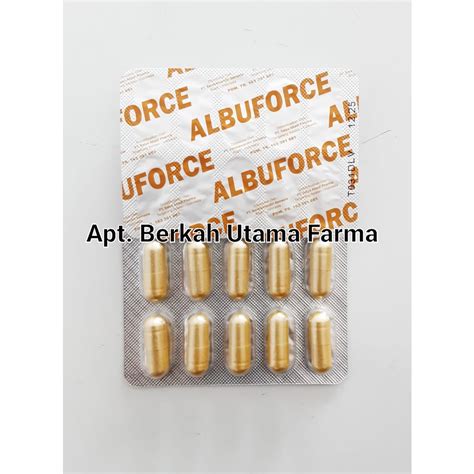Jual Albuforce Strip Isi 10 Tablet Shopee Indonesia
