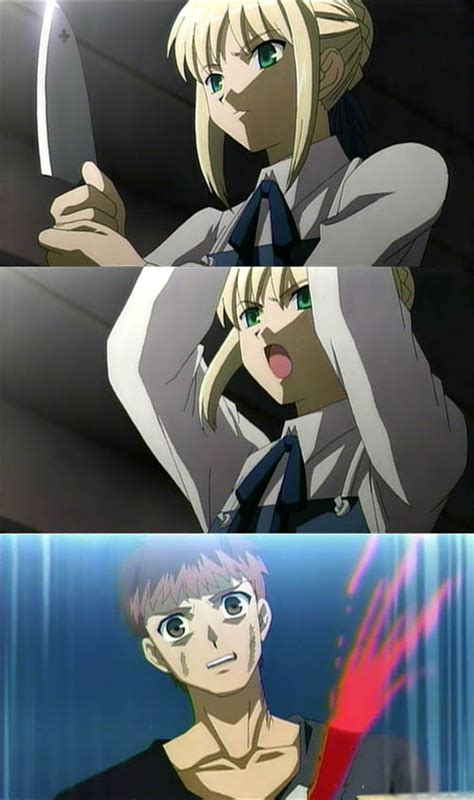 Shiro Cut In Two By Saber Fate Stay Night Photo 4106054 Fanpop