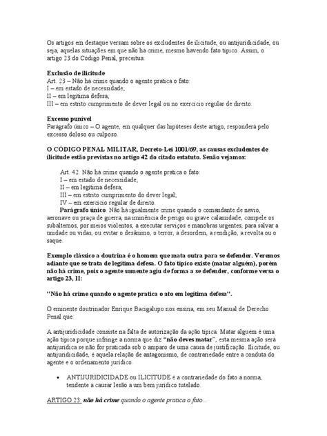 Exemplo De Exercício Regular Do Direito Vários Exemplos