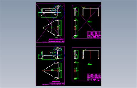 1000电动双侧犁式卸料器autocad 2000模型图纸下载 懒石网