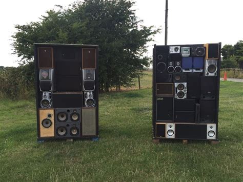 Secondhand Prop Shop Disco Themed Props Giant Speaker Stack Boxes