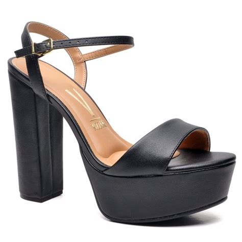 Sandália Meia Pata Vizzano Salto Bloco Feminina 6282455