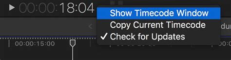 Timecode For Final Cut Pro
