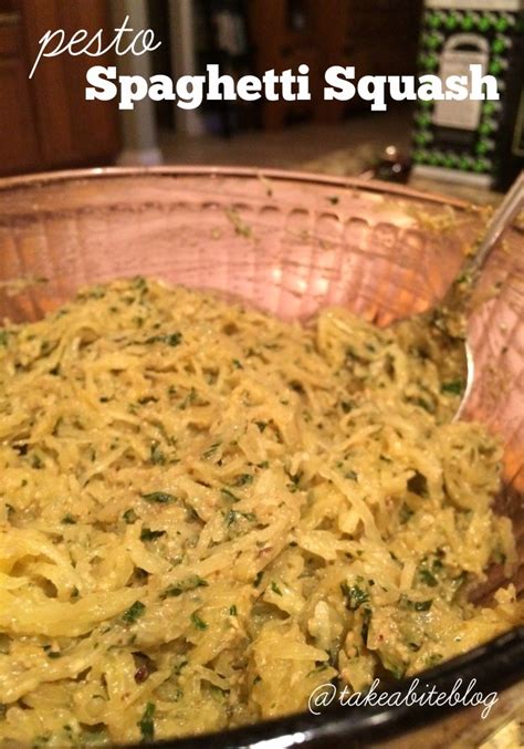 Pesto Spaghetti Squash Take A Bite Out Of Boca And Beyond