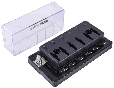 Buy Jegs 10452 Standard Fuse Block With Led Indicators 6 Pole Online