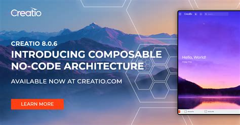 Creatio 806 Introducing Composable Architecture Creatio